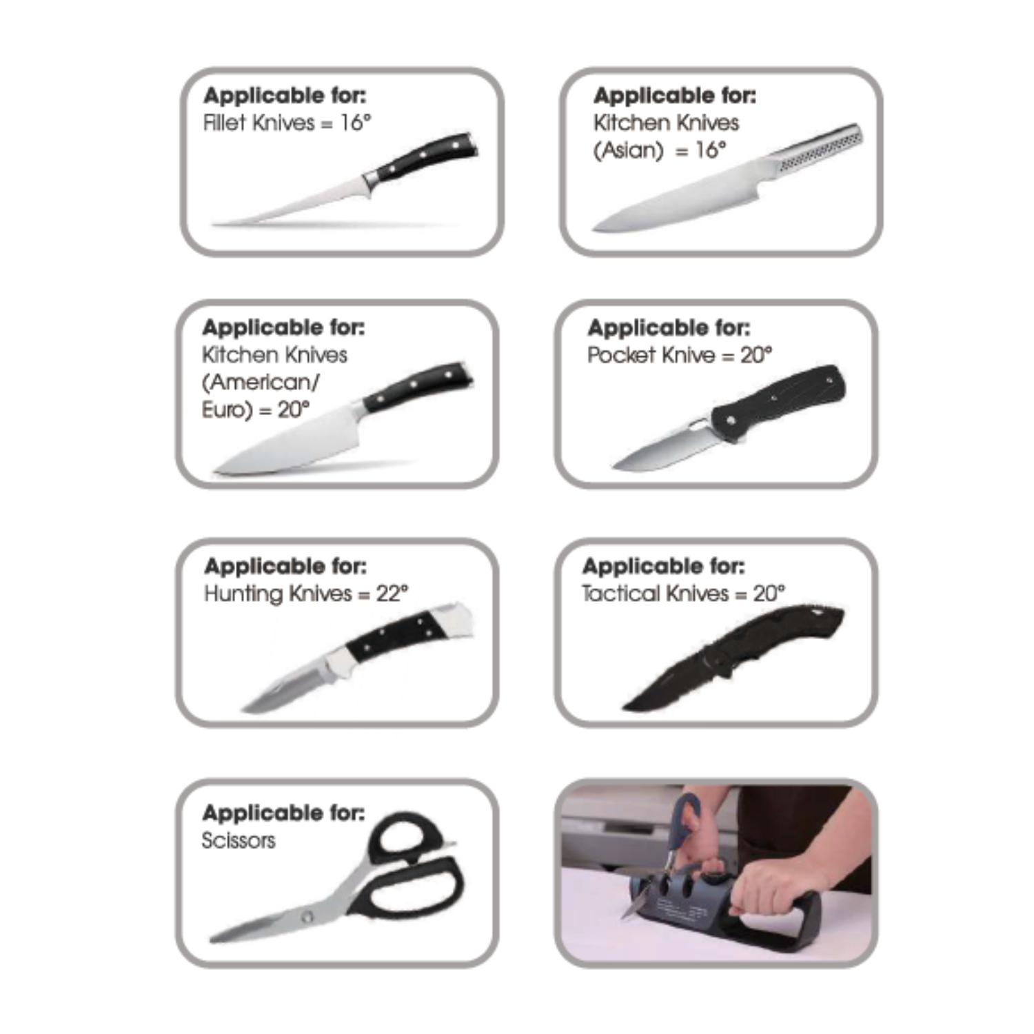 Adjustable Angle Knife Sharpener - chopchopchop.co.uk